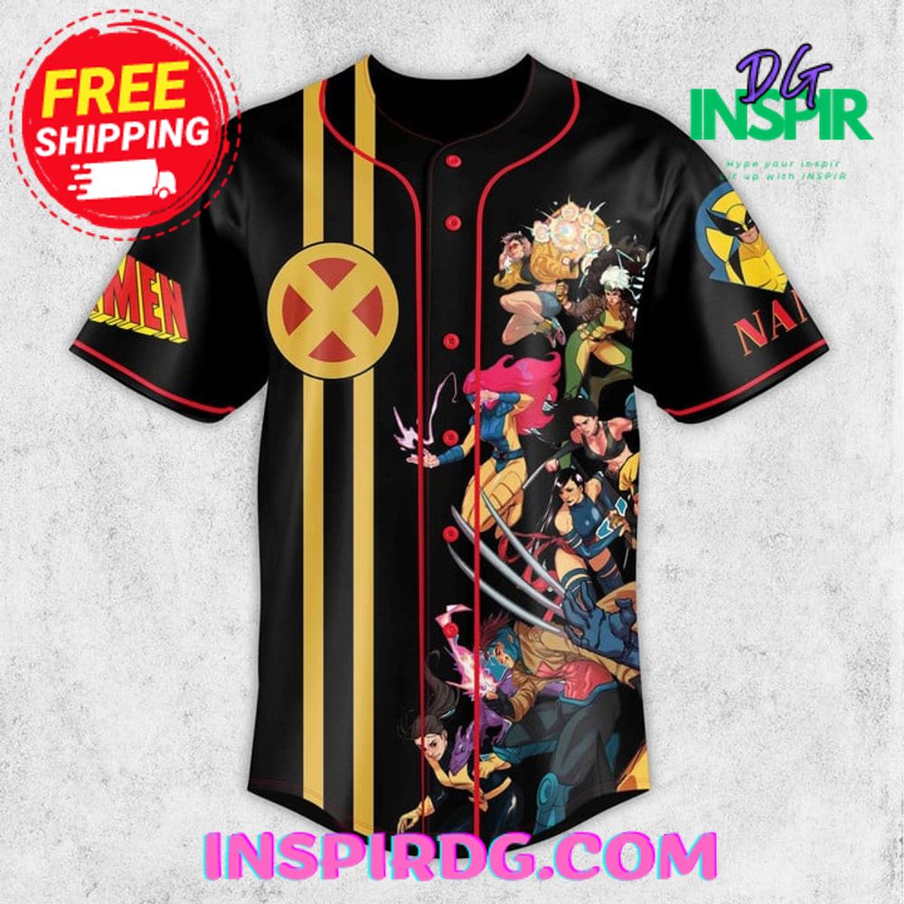 The X-Men Wolverine Custom Baseball Jersey - InspirDG