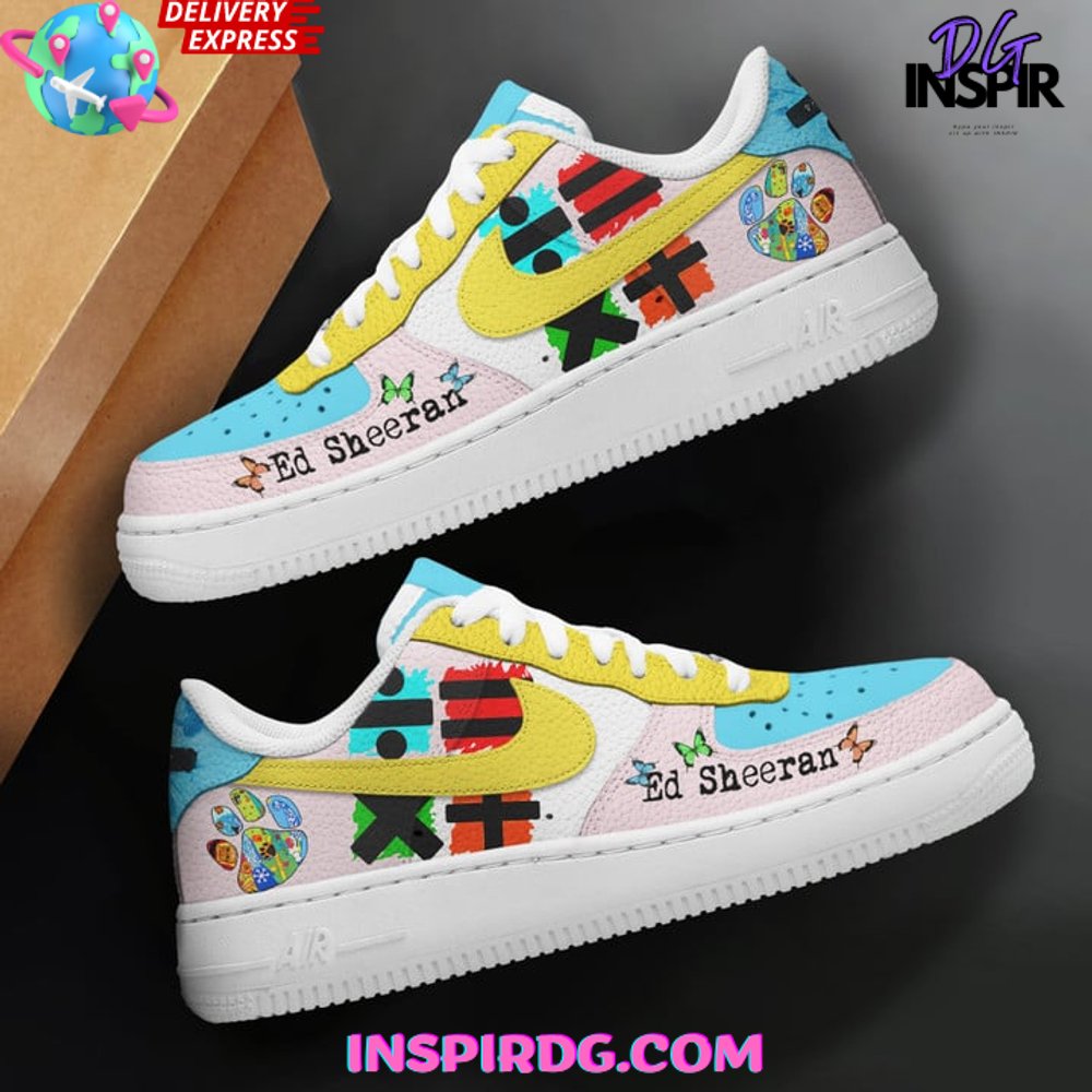 Ed Sheeran +–=÷x Tour Limited Edition Air Force 1 - InspirDG