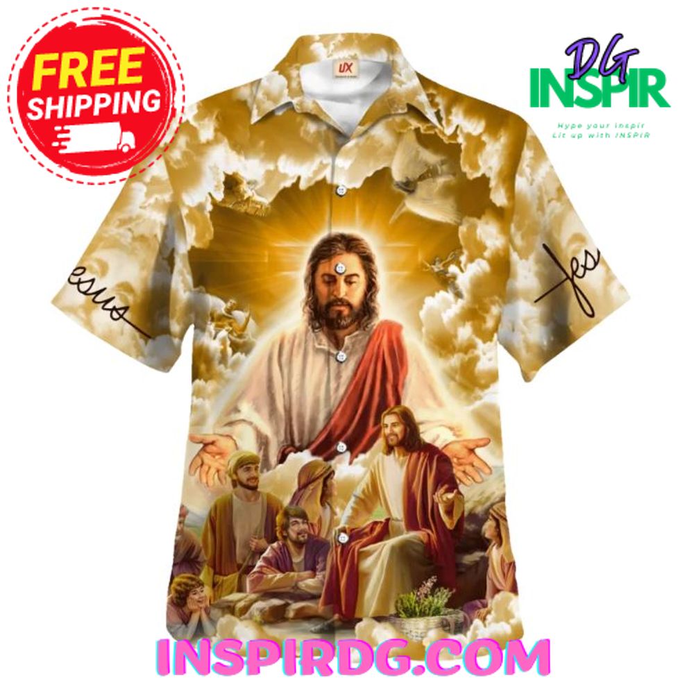 Jesus Christ With His Disciples Hawaiian Shirt - InspirDG