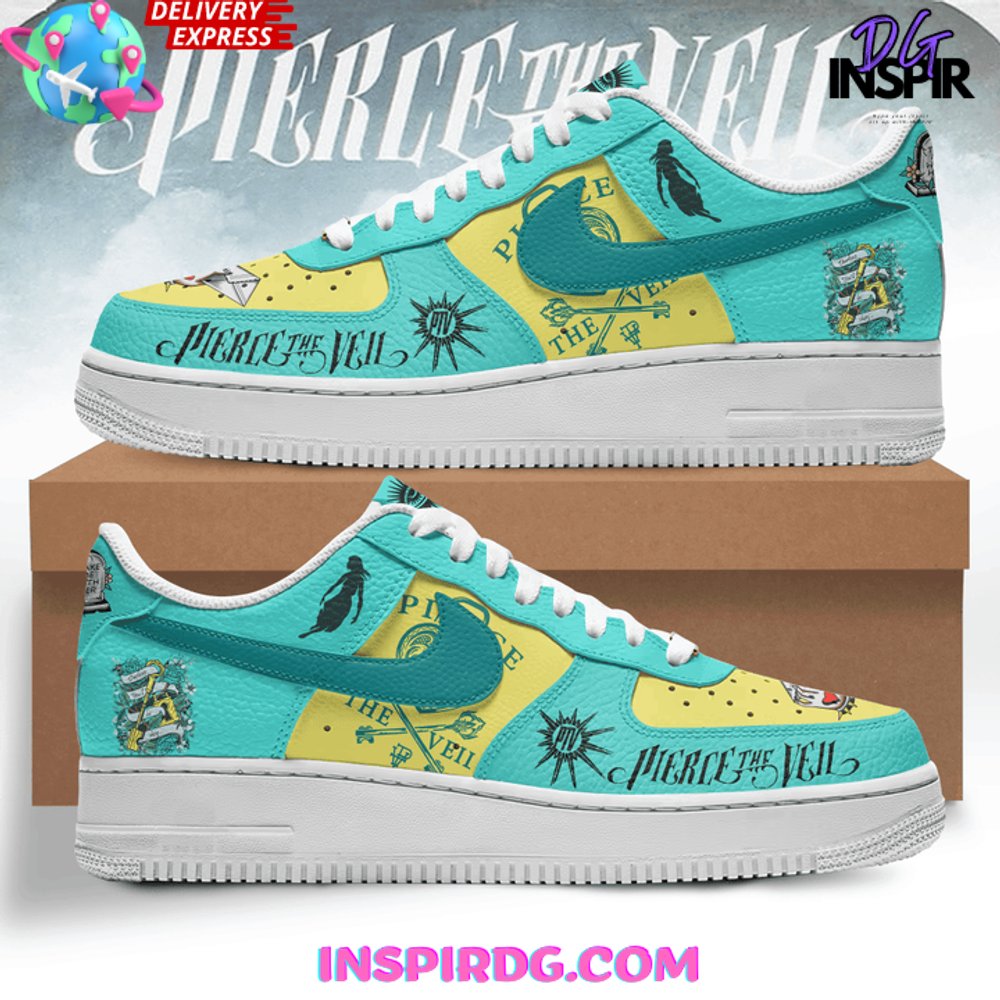 Pierce The Veil Collab Nike Limited Edition Air Force 1 - InspirDG