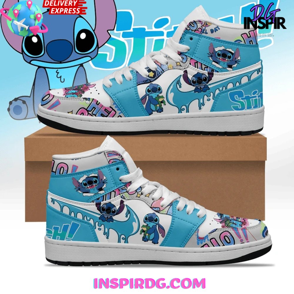 Stitch (Lilo & Stitch) Disney Limited Edition Air Jordan 1 - InspirDG
