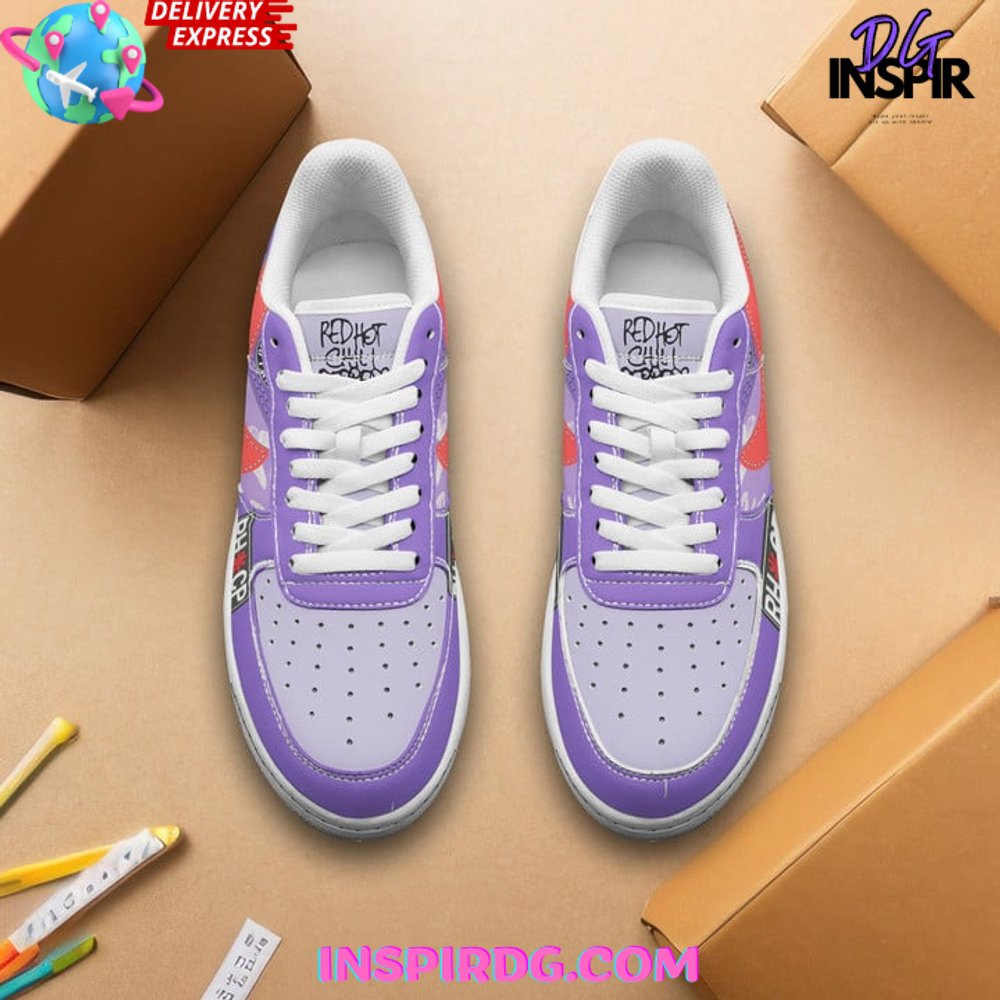 Red Hot Chili Peppers Nike Air Force 1 Sneaker - InspirDG