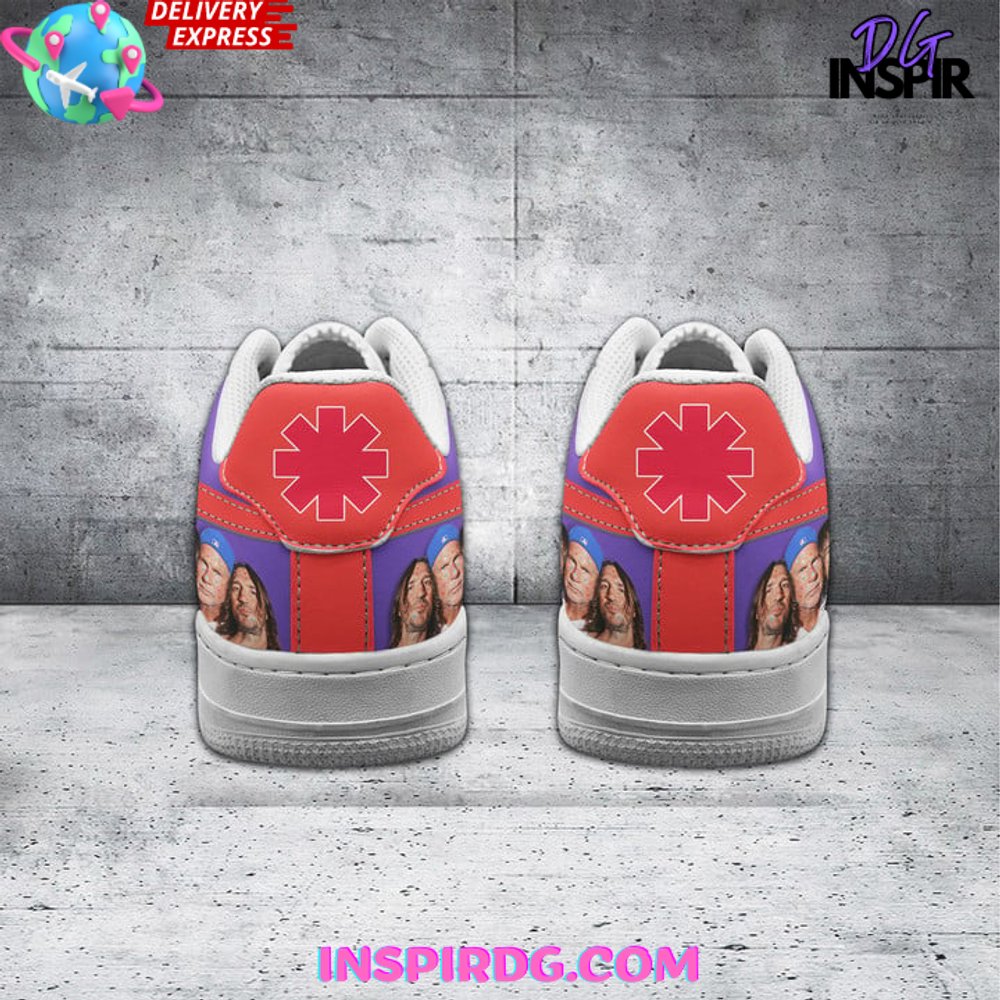 Red Hot Chili Peppers Nike Air Force 1 Sneaker - InspirDG