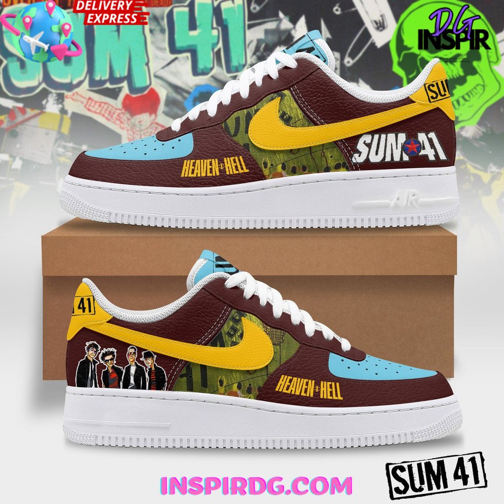 Sum 41 Heaven & Hell Limited Edition Air Force 1 - InspirDG